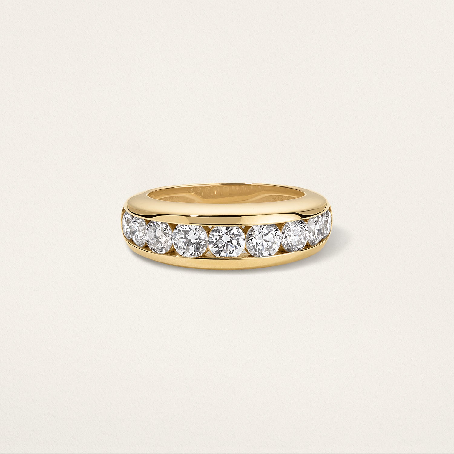 Classic Round Channel Set Nomad Ring – Claudia Mae