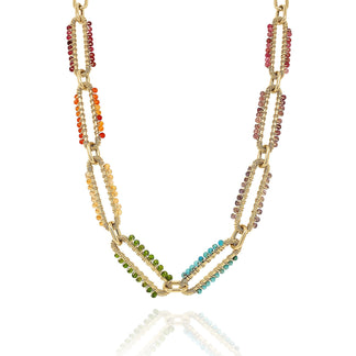 Rainbow Beaded Chain – Claudia Mae